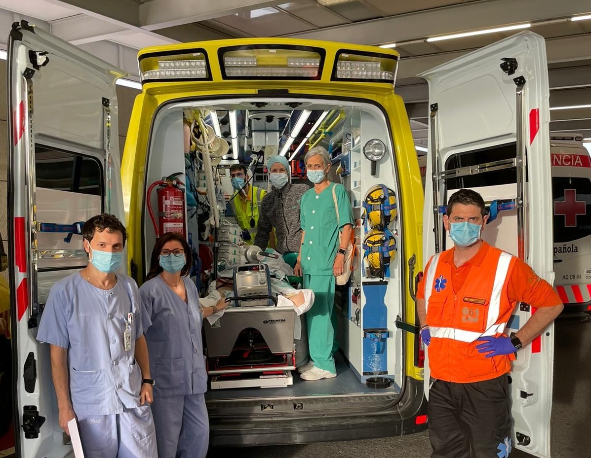 PRIMER TRASLADO DE UN PACIENTE CON ECMO A OTRA COMUNIDAD QUE SE REALIZA ...